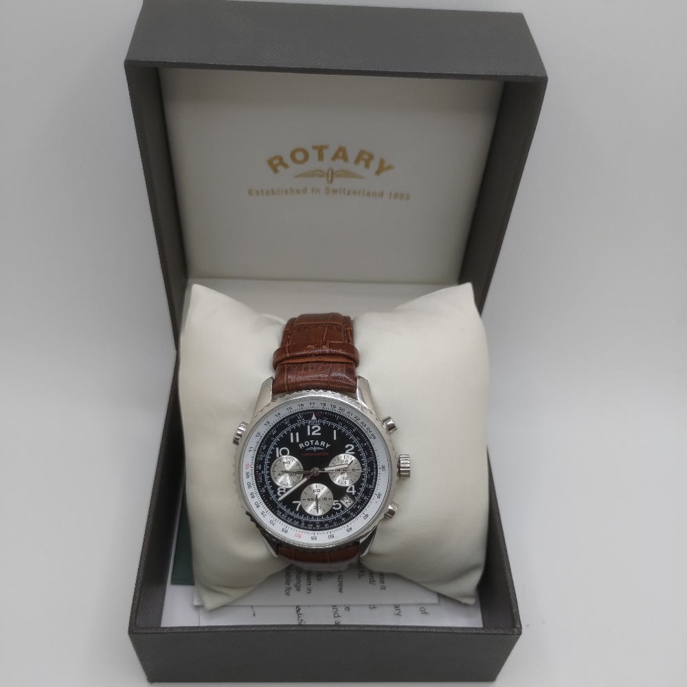 Pre-owned Rotary Chronospeed Watch GS03351/19 - Own4Less